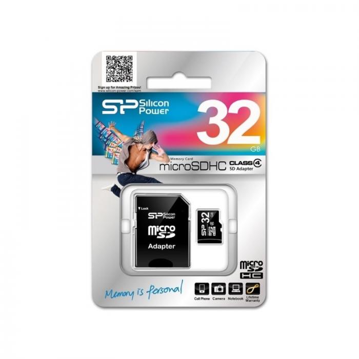 SP廣穎 32GB microSDHC class4 黑色 附轉卡 - 速易購電腦資訊社 統編：25556167